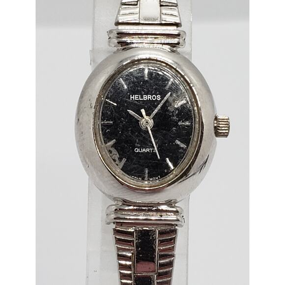 Helbros | Accessories | Helbros Womens Watch4332 Y48f 902 Small Black ...